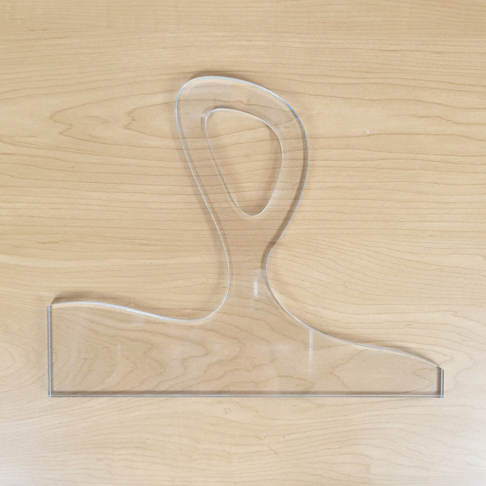 Curvy Charcuterie Board Handle Template Laser Cut Acrylic - Etsy