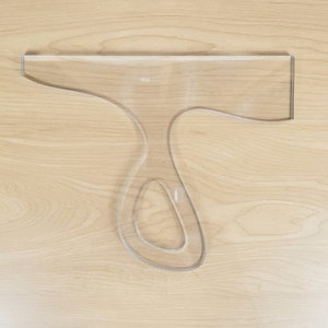 Curvy Charcuterie Board Handle Template | Laser Cut Acrylic ...