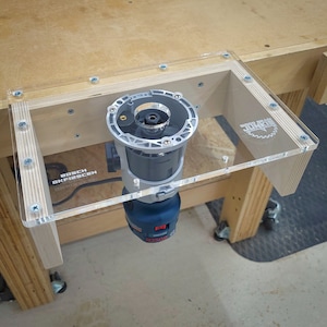 3/8 in Thick Trim Router Table Dewalt Makita Milwaukee Bosch Ridgid ...