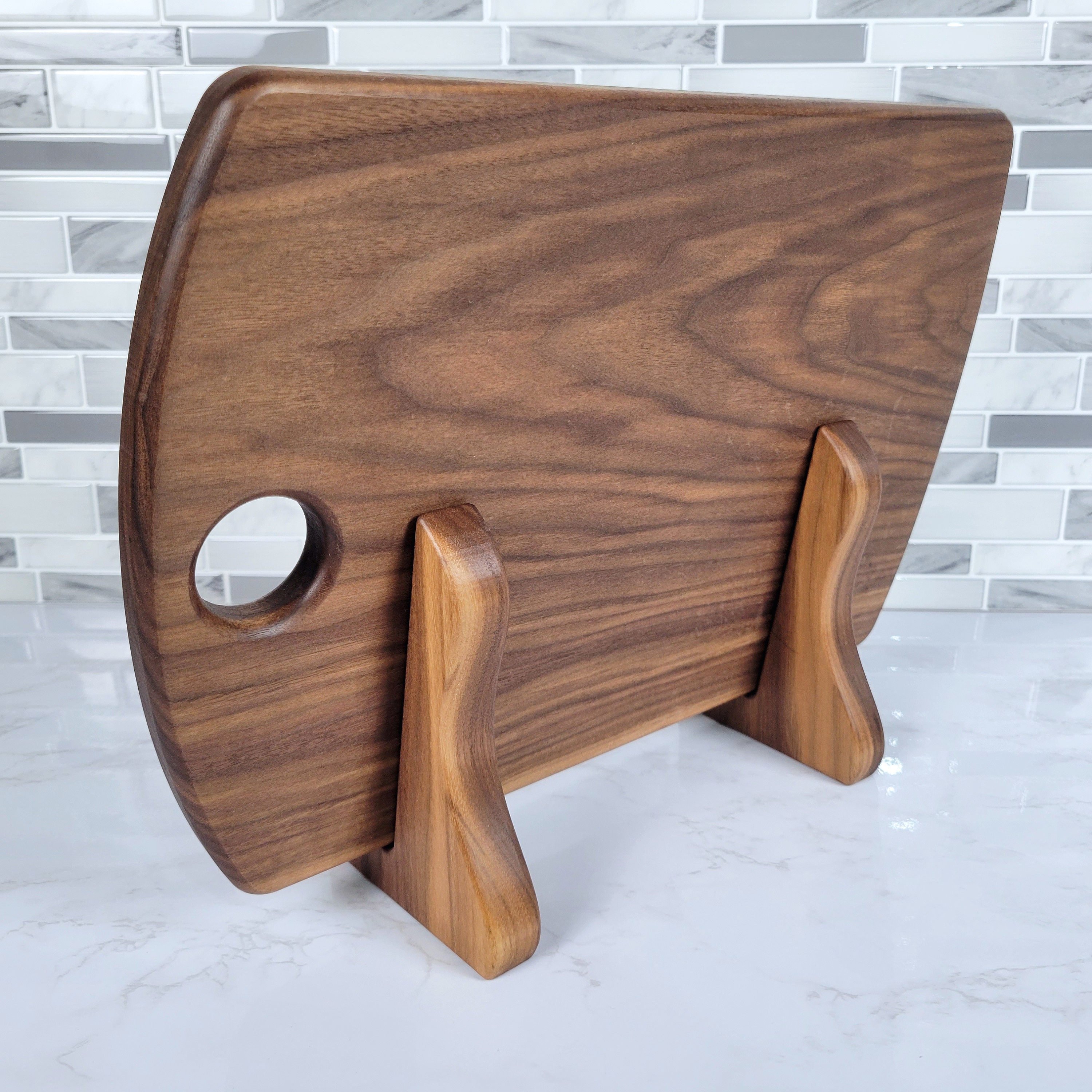 Round Back Cutting Board Stand Template Set | Laser Cut Cast Acrylic ...
