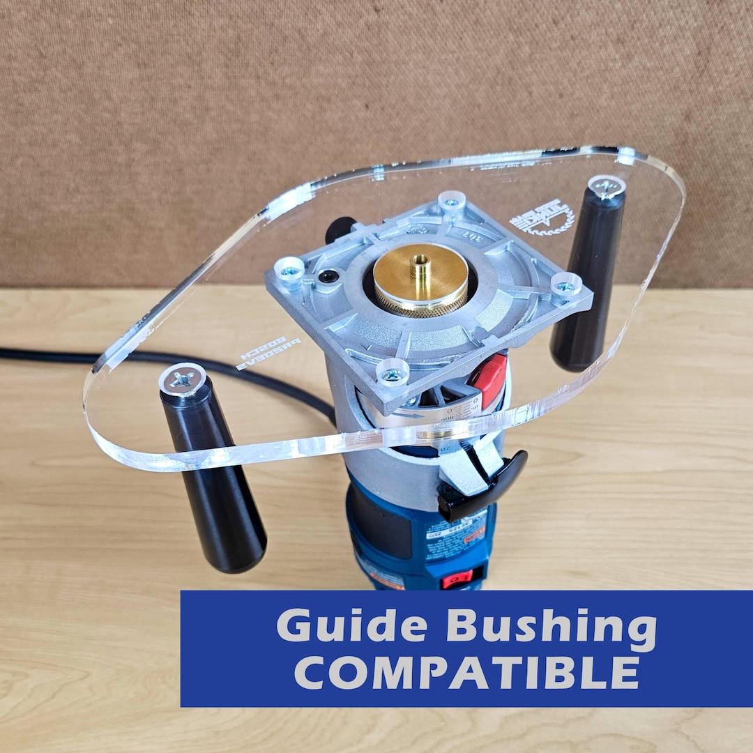 Trimfit Pro™ Bosch Colt PR20EVS | Dual Grip Router Base Plate | Guide ...