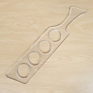 Modern Beer Flight Template | Laser Cut Acrylic | Woodworking Router ...
