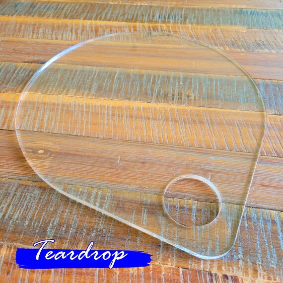 Teardrop Cutting Board Template Raindrop Template Laser | Etsy