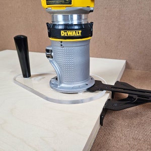 Dewalt Router Base Plate: Clear Acrylic, Guide Bushing Compatible - Etsy