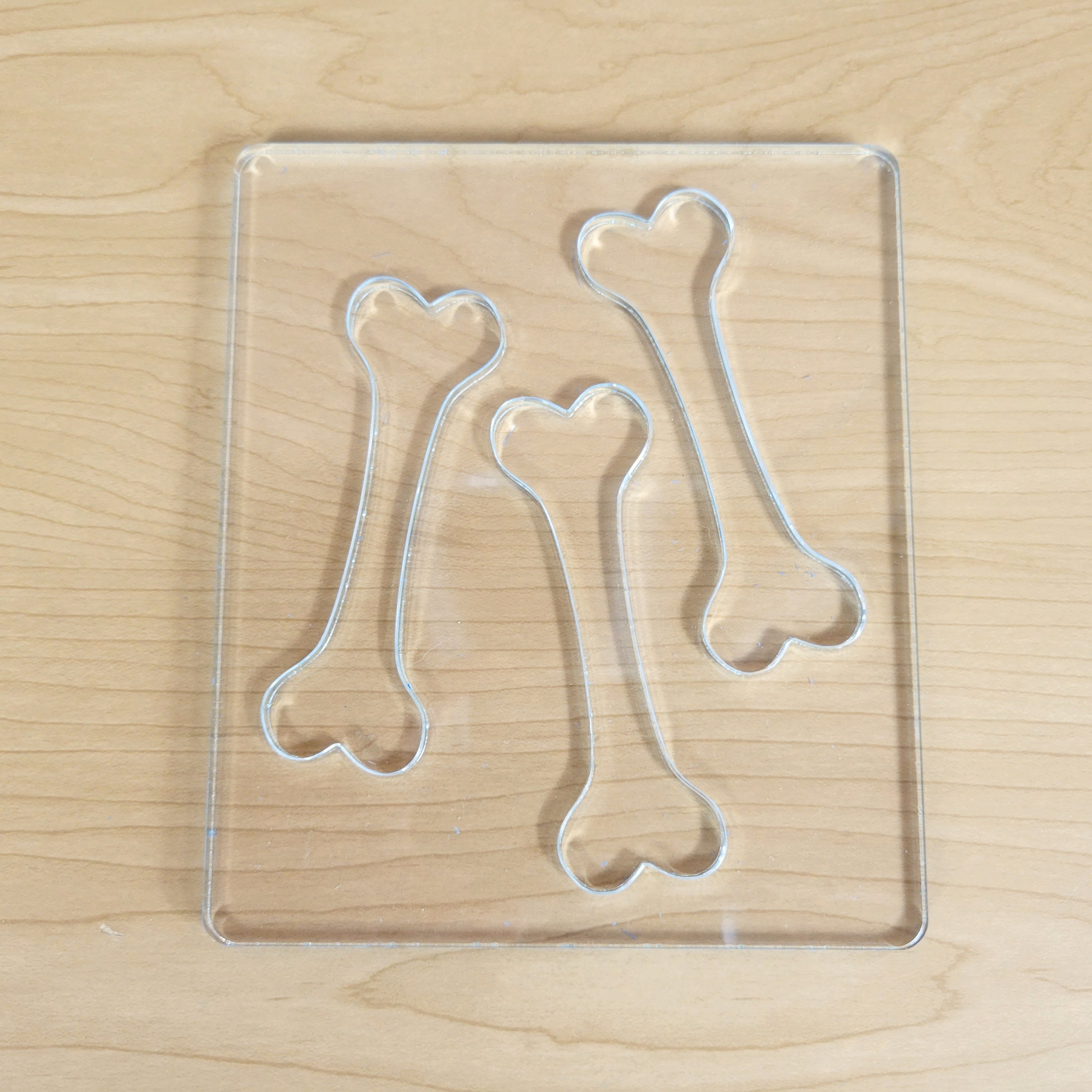 Dog Bone Epoxy/resin Inlay Template Laser Cut Acrylic - Etsy