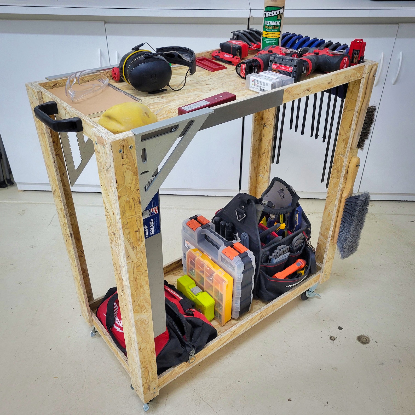 Workshop Cart Utility Cart DIY Cart Woodworking Build - Etsy