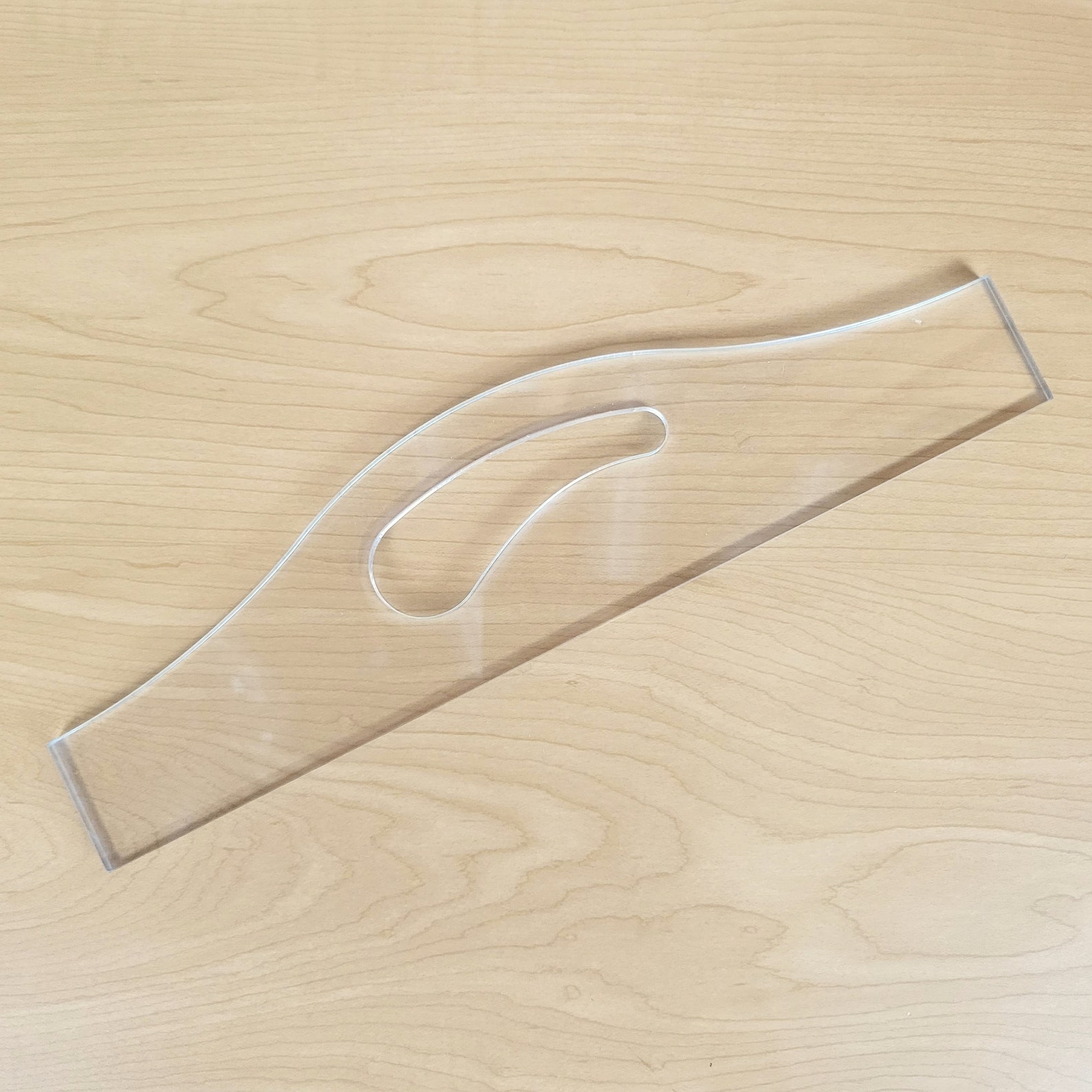 Curves Charcuterie Board Handle Template | Laser Cut Acrylic ...