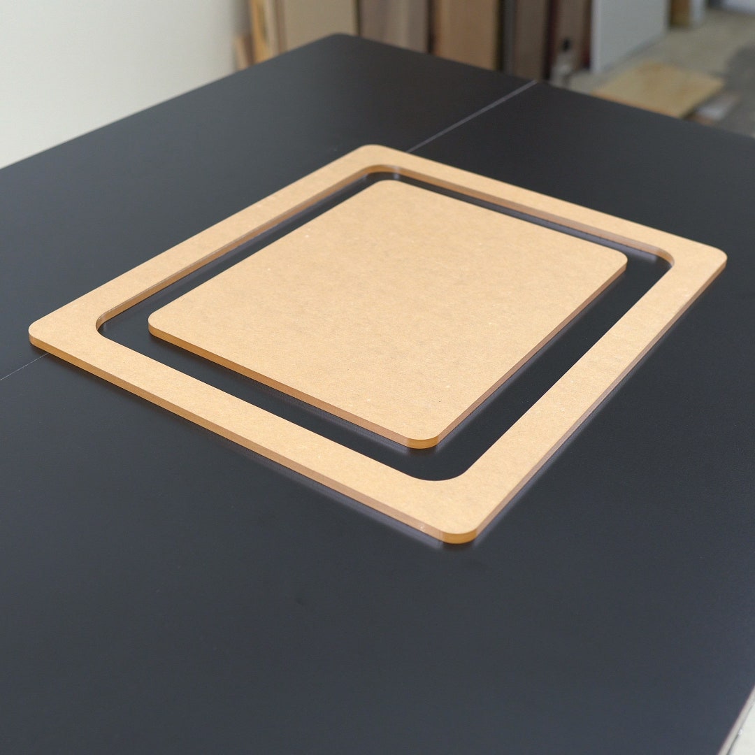 11-3/4" X 9-1/4" Rabbet/recess Cutout Template for Your Router Table ...