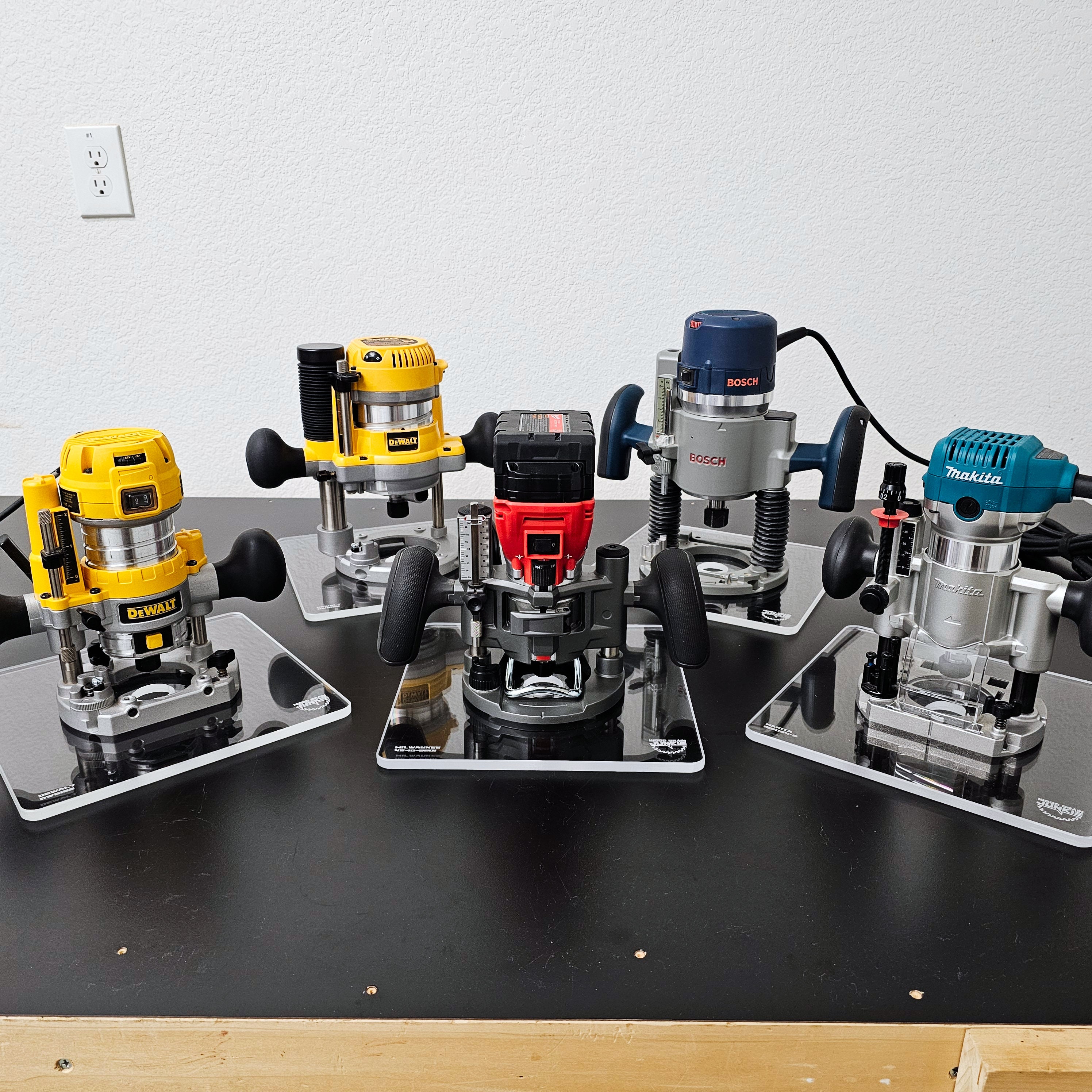 Trimfit Pro™ Dewalt Trim Router Plunge Base (DNP612) - 10x10 Inch Sub ...