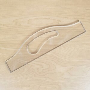 Curves Charcuterie Board Handle Template | Laser Cut Acrylic ...