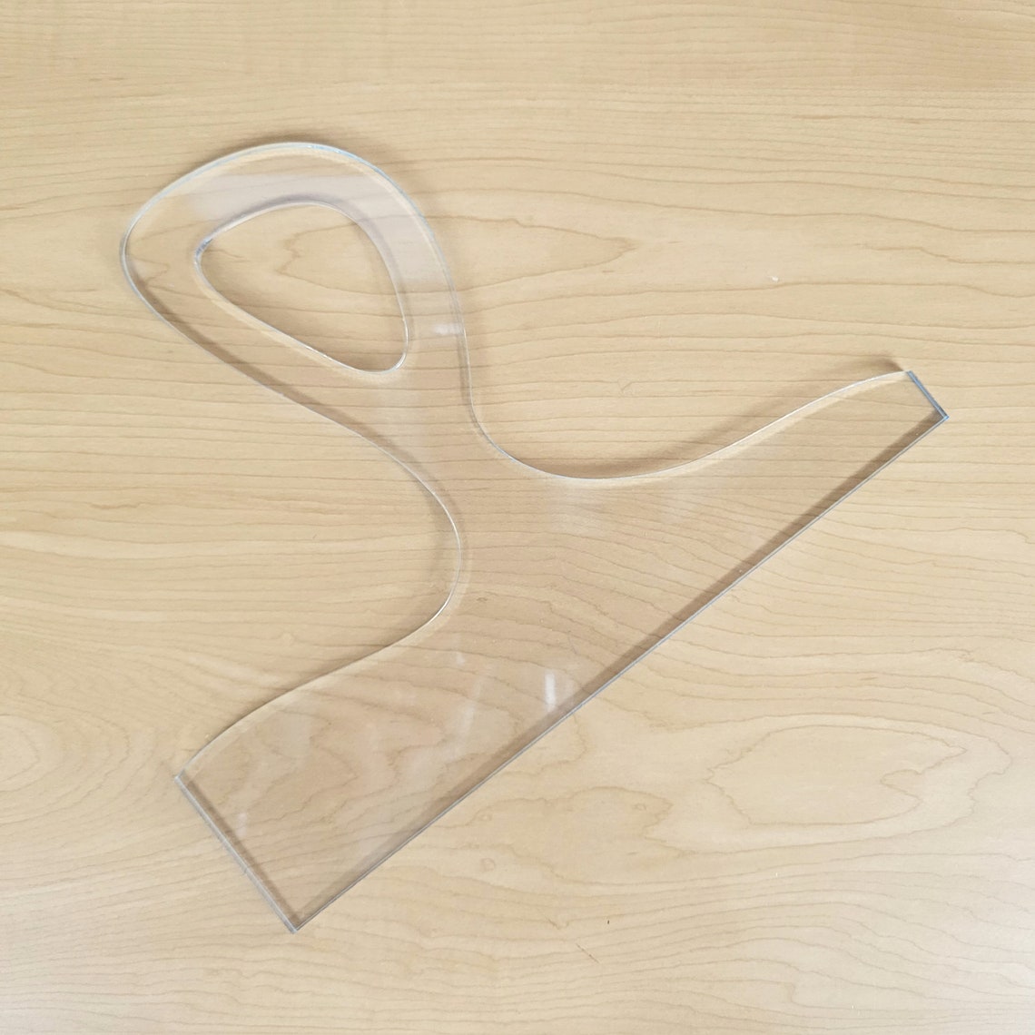 Curvy Charcuterie Board Handle Template Laser Cut Acrylic | Etsy