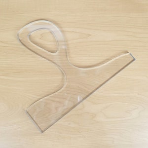 Curvy Charcuterie Board Handle Template | Laser Cut Acrylic ...