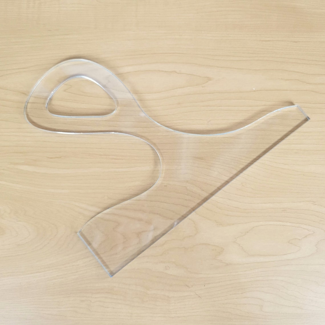 Curvy Charcuterie Board Handle Template Laser Cut Acrylic | Etsy