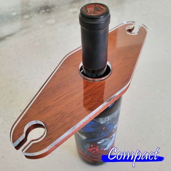 Compact Wine Caddy Template Laser Cut Acrylic Template | Etsy