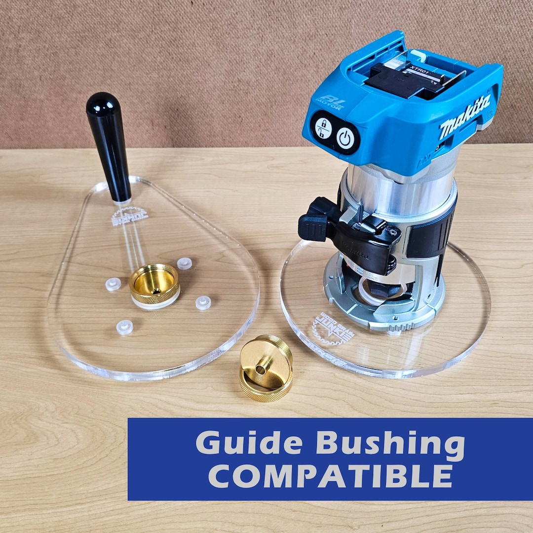 Clear Router Base Plate: Guide Bushing Compatible for Makita RT0701C ...