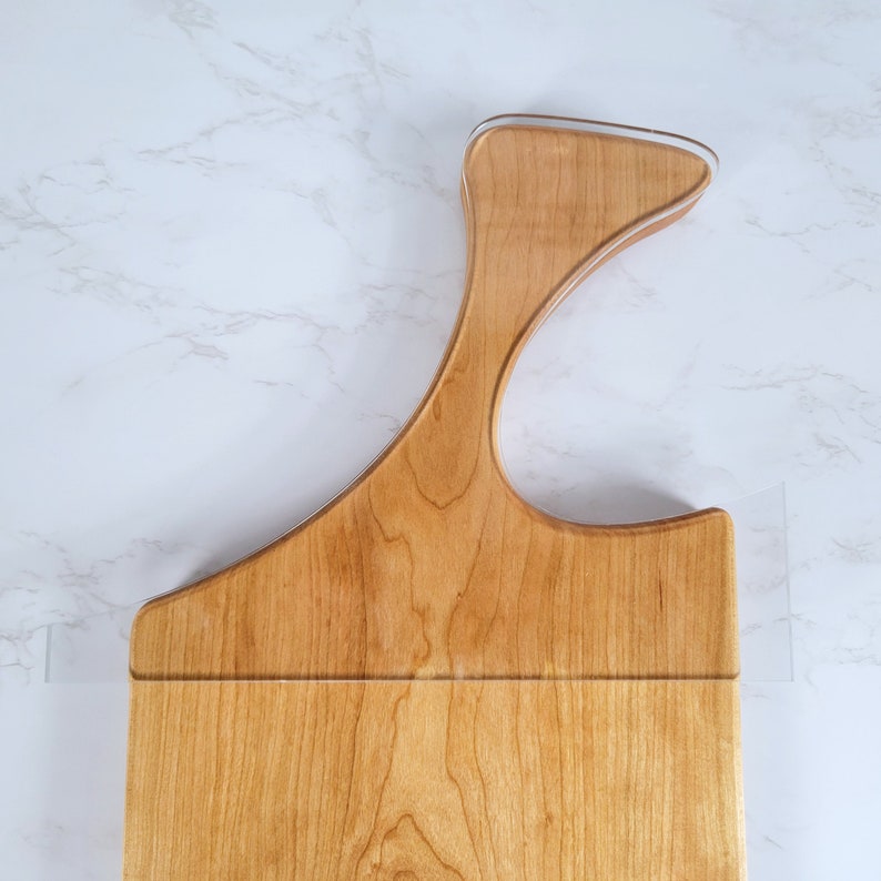 Skinny Modern Charcuterie Board Handle Template Laser Cut - Etsy