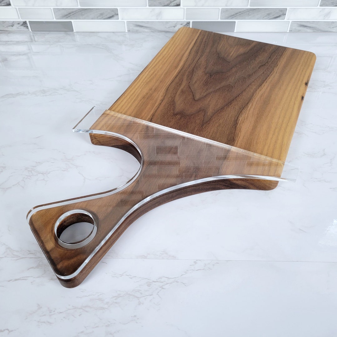 Flat Top Charcuterie Board Handle Template | Laser Cut Acrylic ...