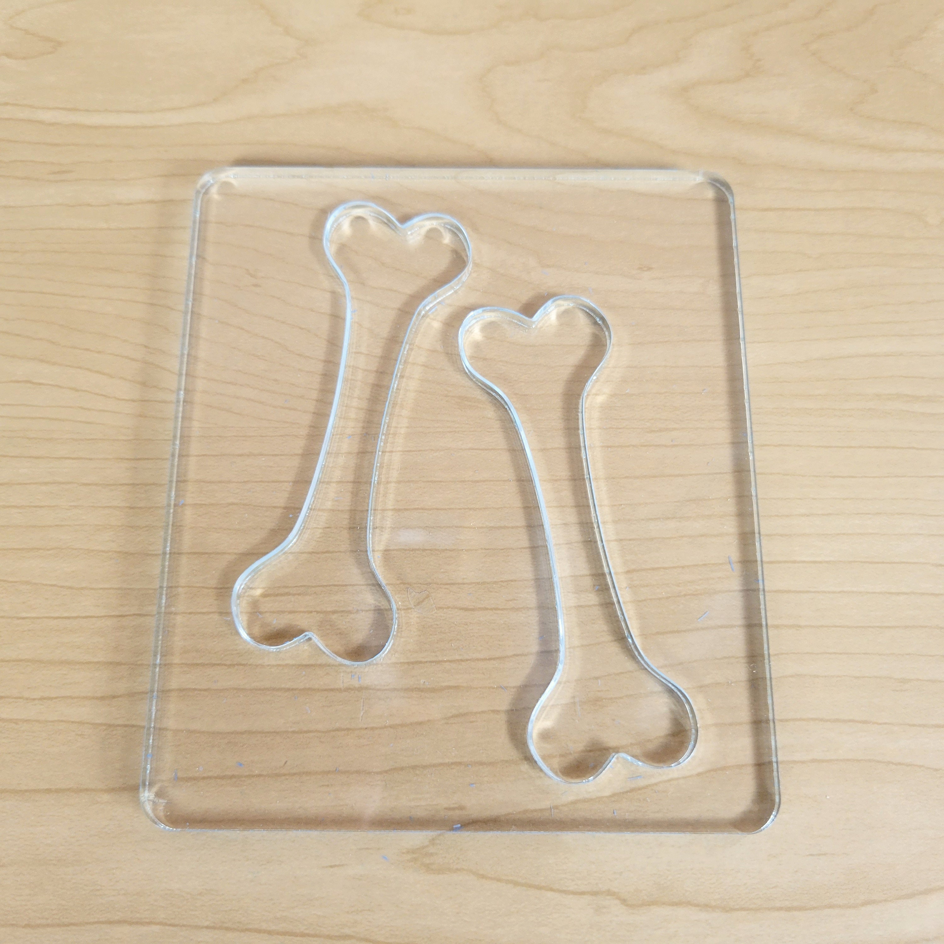 Dog Bone Epoxy/resin Inlay Template Laser Cut Acrylic - Etsy
