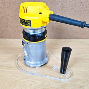 Dewalt Router Base Plate: Clear Acrylic, Guide Bushing Compatible - Etsy