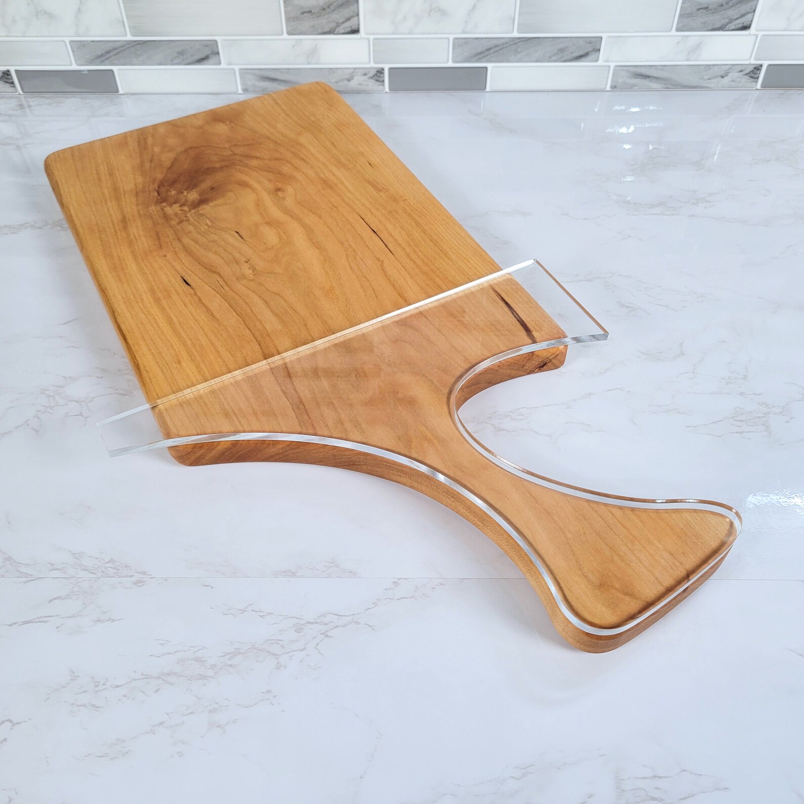 Skinny Modern Charcuterie Board Handle Template Laser Cut - Etsy