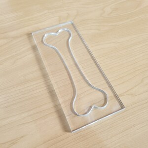 Dog Bone Epoxy Inlay Template | Laser Cut Acrylic, Woodworking - Etsy