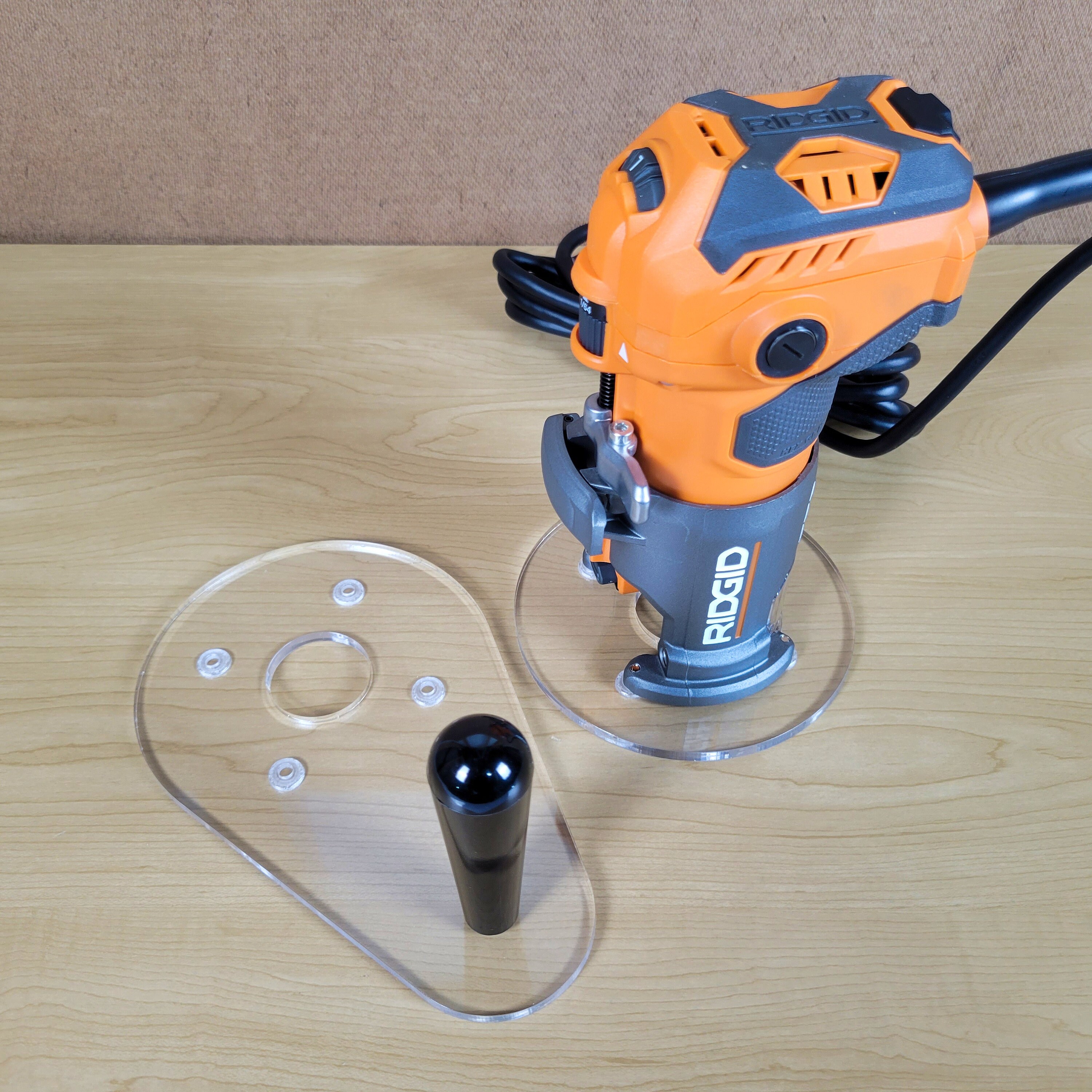 5in Acrylic Sub Base Plate for the Ridgid R24012 Trim Router - Etsy