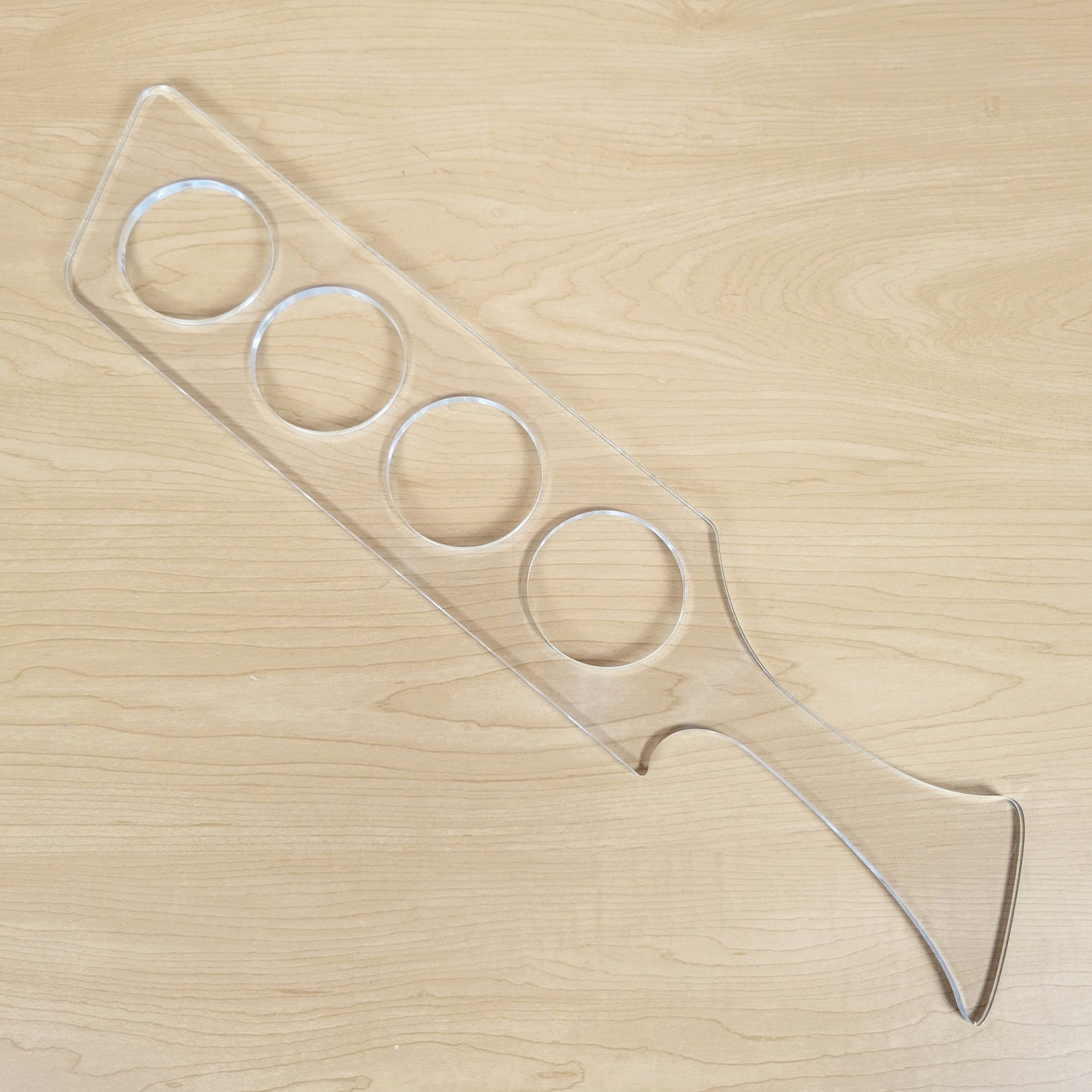 Modern Beer Flight Template Laser Cut Acrylic Woodworking - Etsy