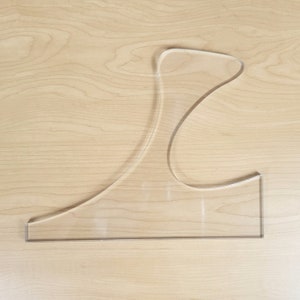 Skinny Modern Charcuterie Board Handle Template | Laser Cut Acrylic ...