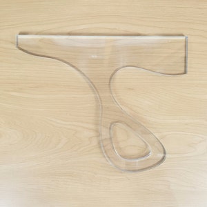 Curvy Charcuterie Board Handle Template | Laser Cut Acrylic ...