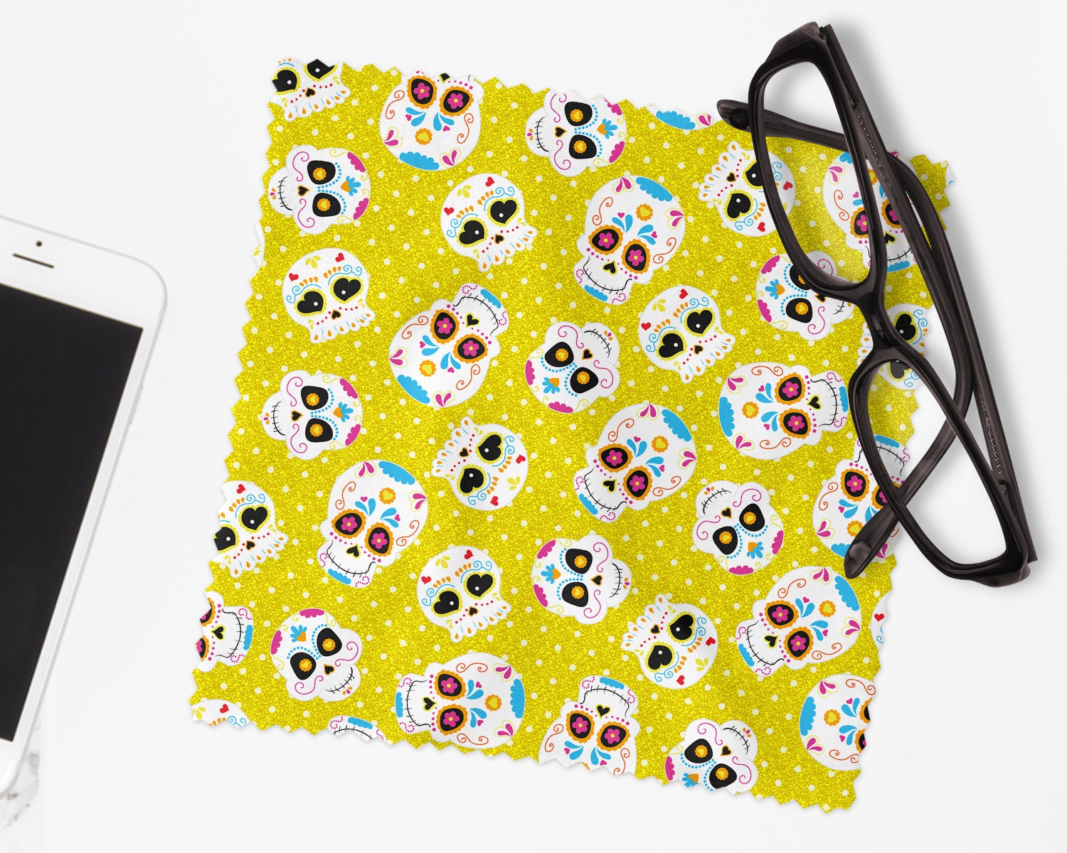 Skull Lens Cloth Pack | Girly Lens Cloths | Eyeglass Cloth | Tech ...