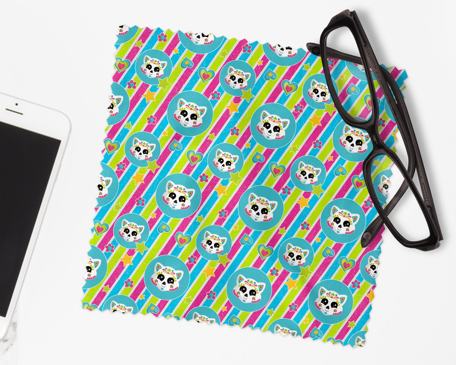 Skull Lens Cloth Pack Girly Lens Cloths Eyeglass Cloth - Etsy