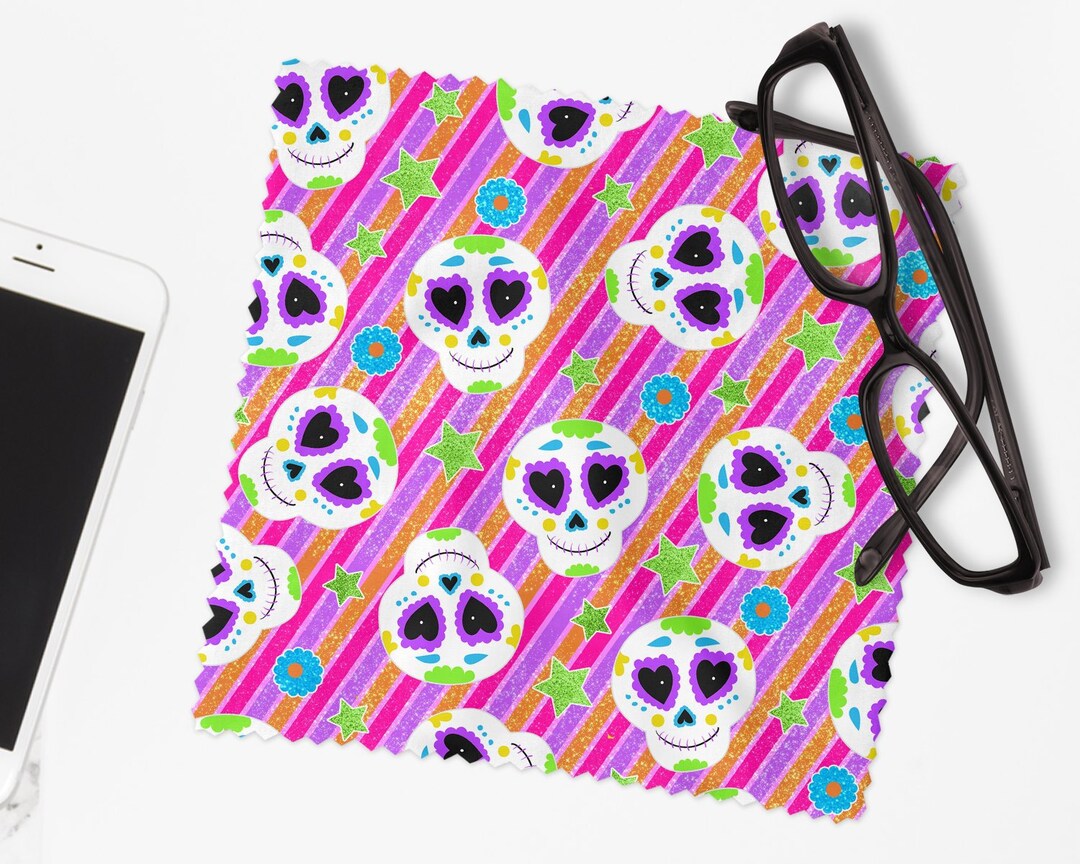 Sugur Skulls Lens Cloth | Girly Lens Cloth | Cute Lens Cloth | Lens ...