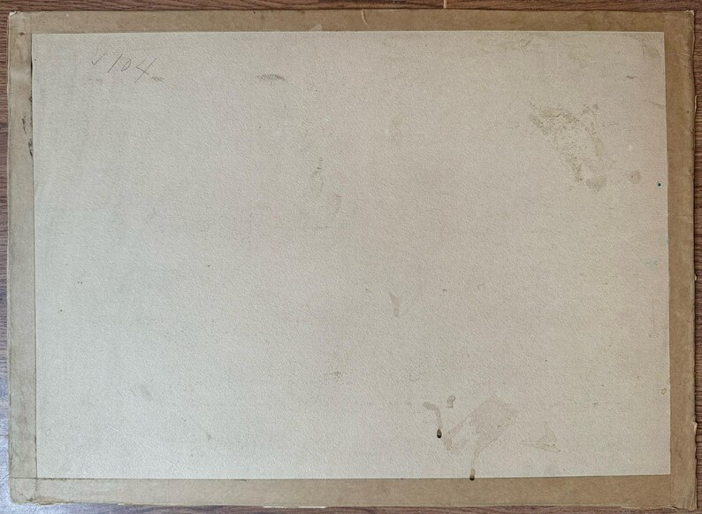 Samuel Wilson Frazer 1920s Boston Artist Watercolor and Gouache of ...