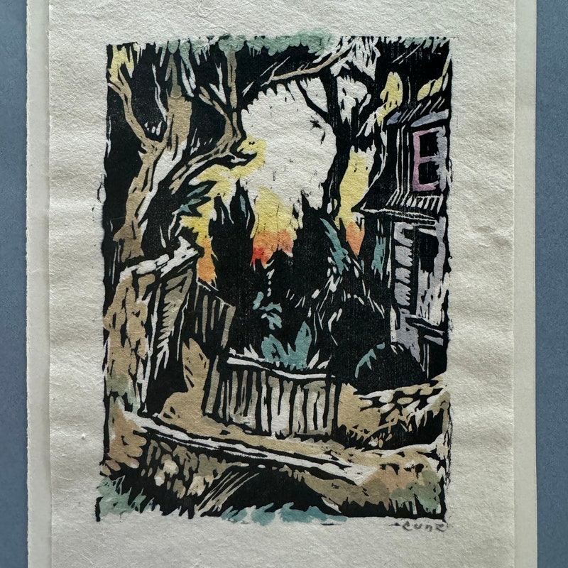 Color Woodcut - Etsy