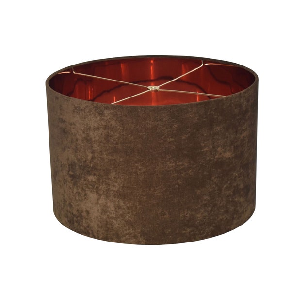 Brown Velvet Floor Lamp - Etsy