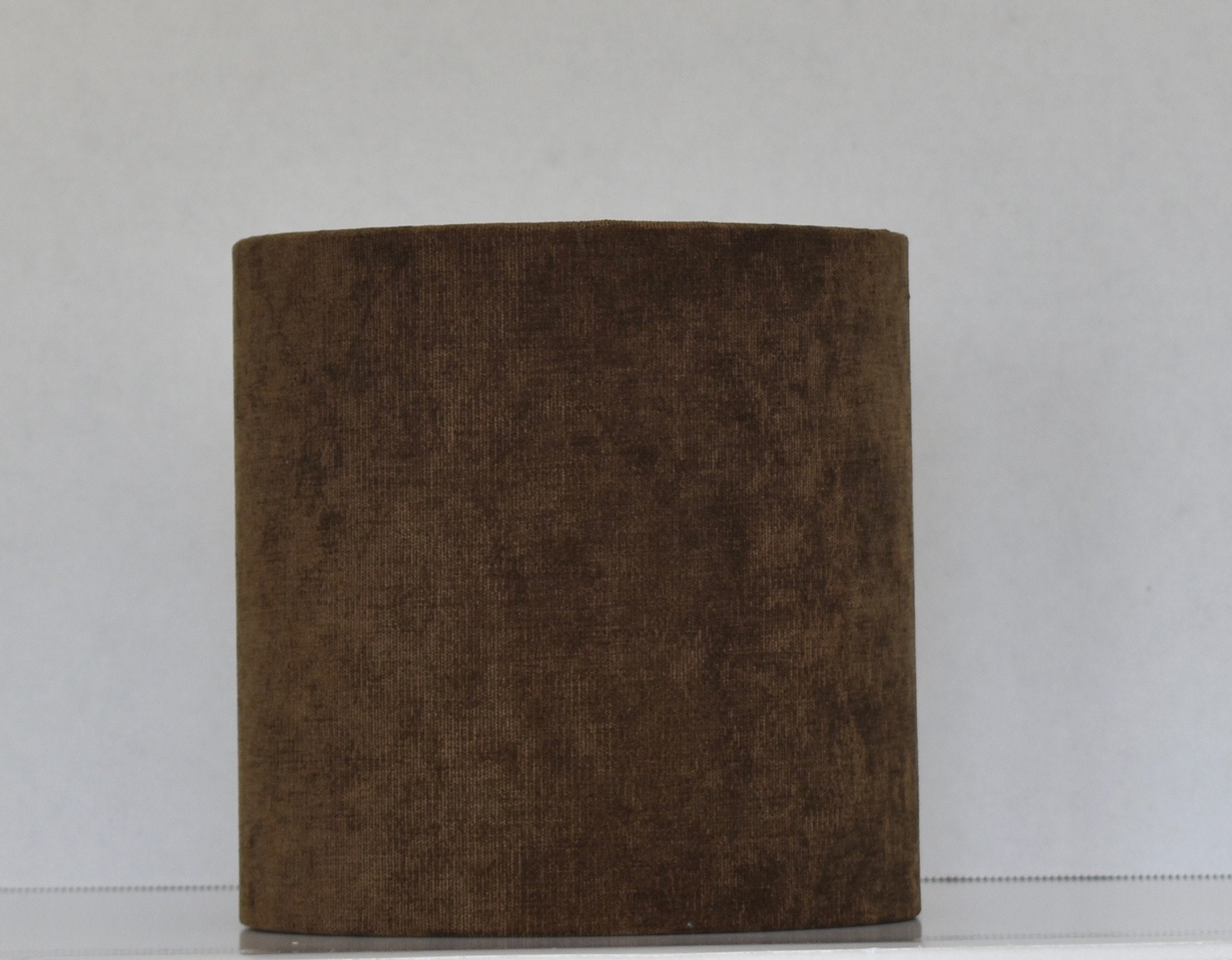 Brown Velvet Drum Lampshade-velvet Chocolate Lamp Shade - Etsy