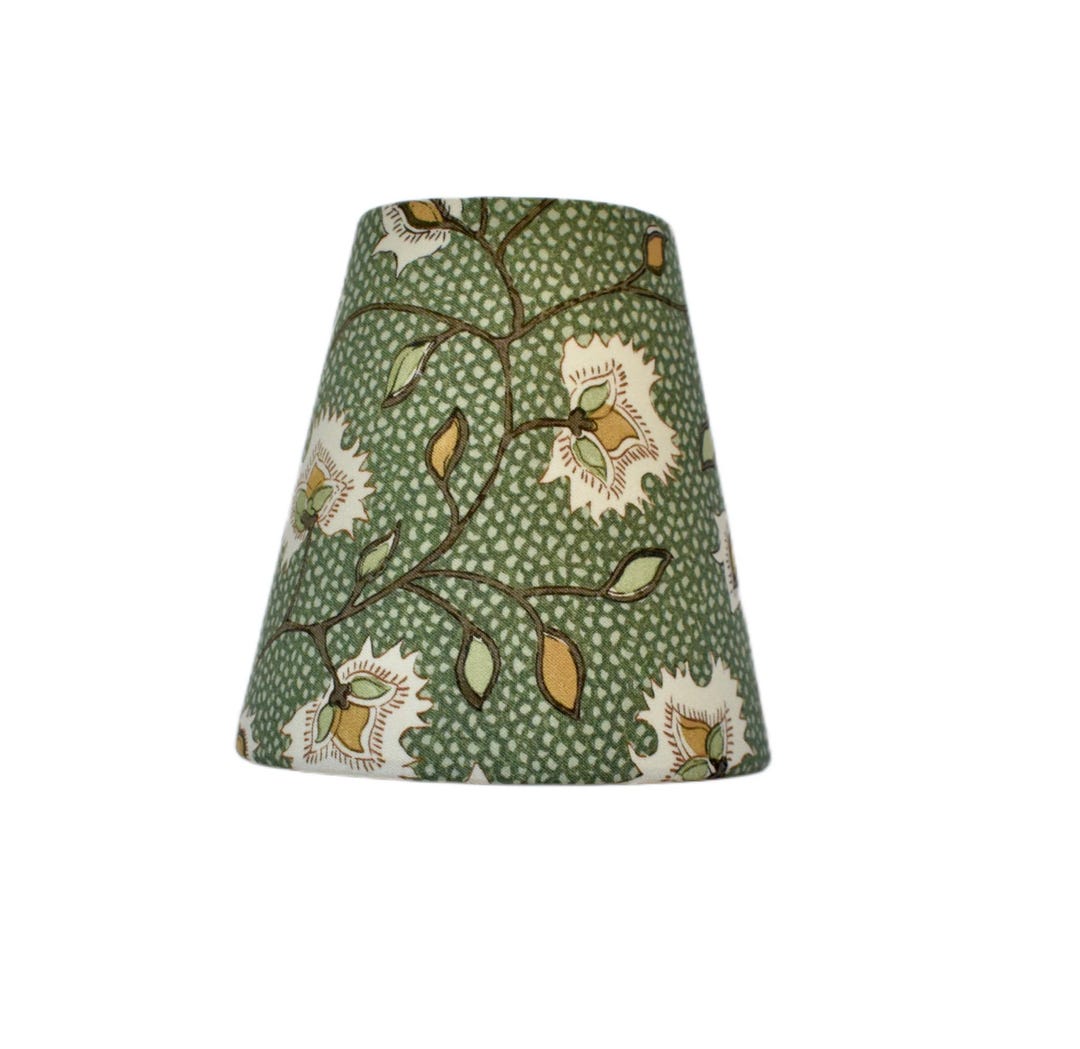 Listing is for One Shade- Chelsea Floral Emerald Green Shades ...