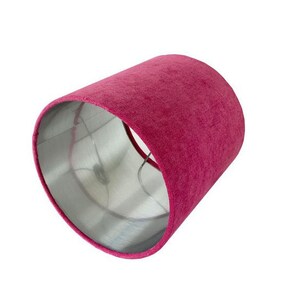 Raspberry Pink Velvet Drum Lampshade-velvet Lamp Shade - Etsy