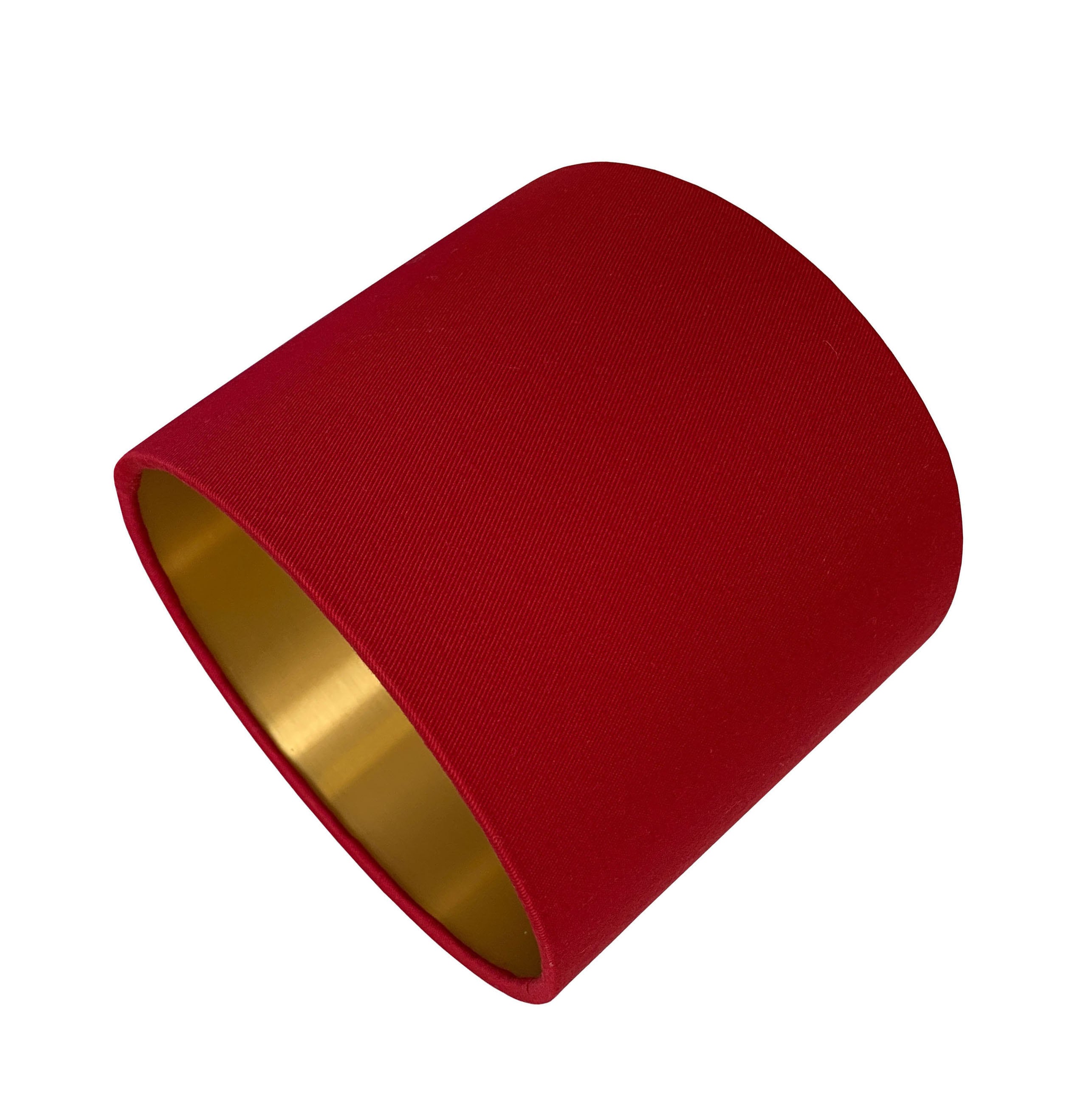 Red Gold Drum Lampshade-lamp Shade Lampshade-custom - Etsy
