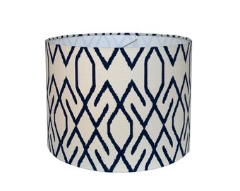 Navy Table Lamp Shade - Etsy