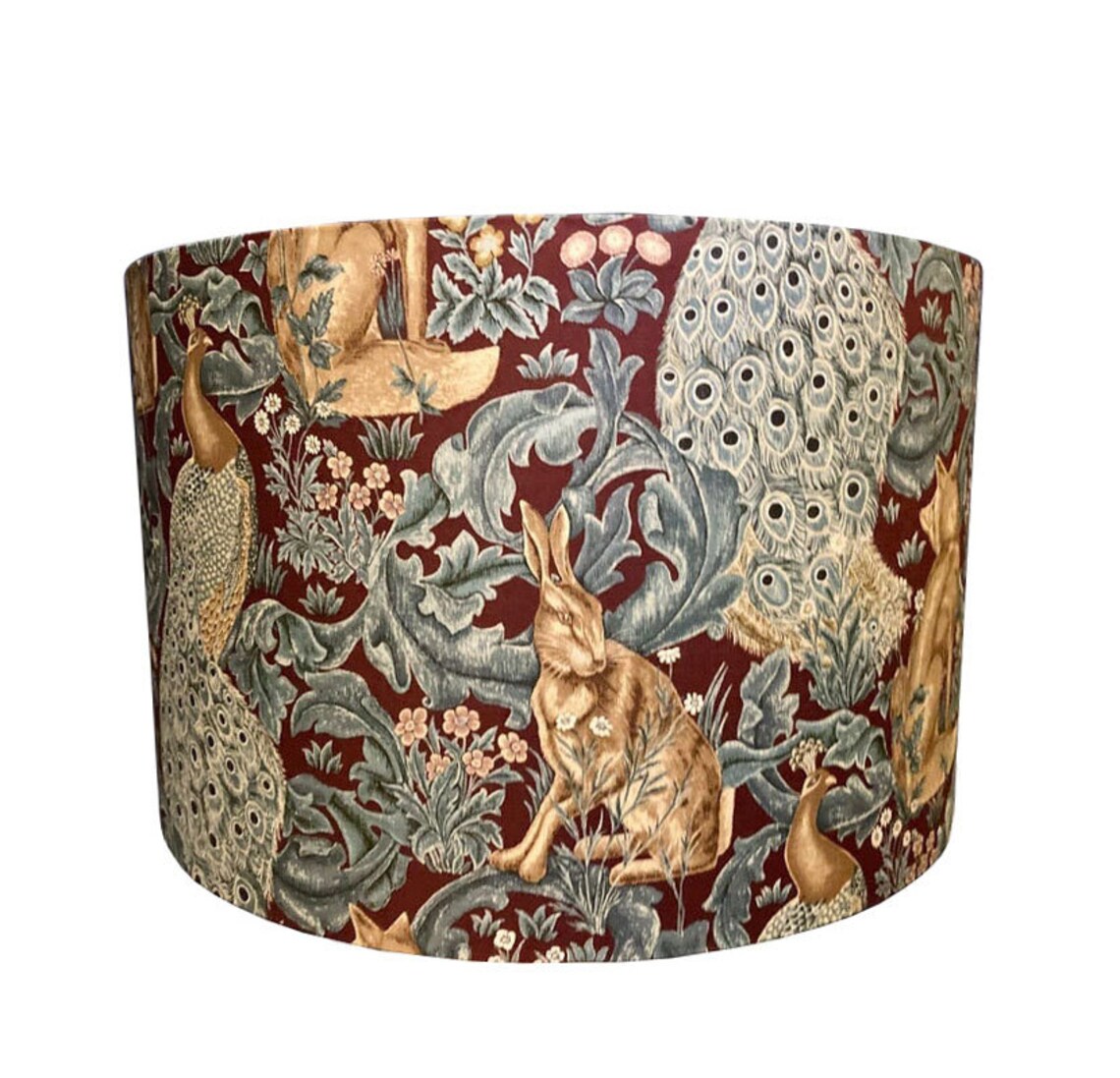 William Morris Rabbit Lampshade -made To-order-home Decor-nursery Lamp ...