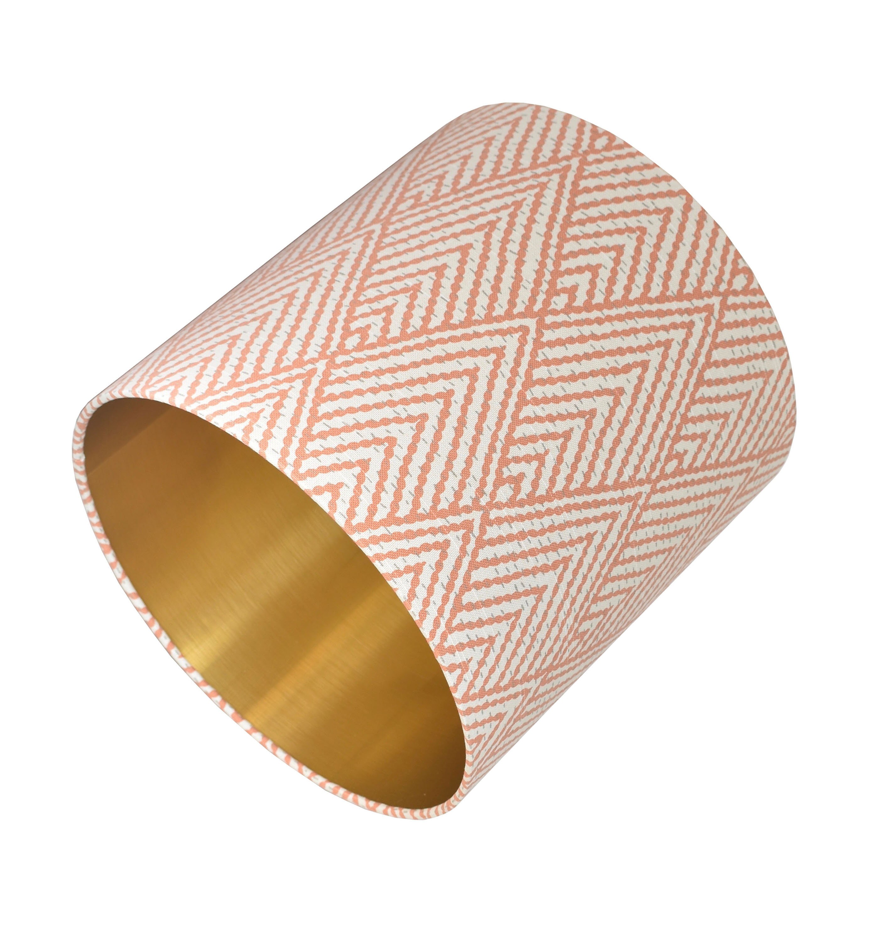 Tangerine Drum Lampshade-patterned Lamp Shade - Etsy