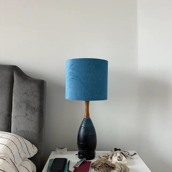 Blue Lamp Shade - Etsy