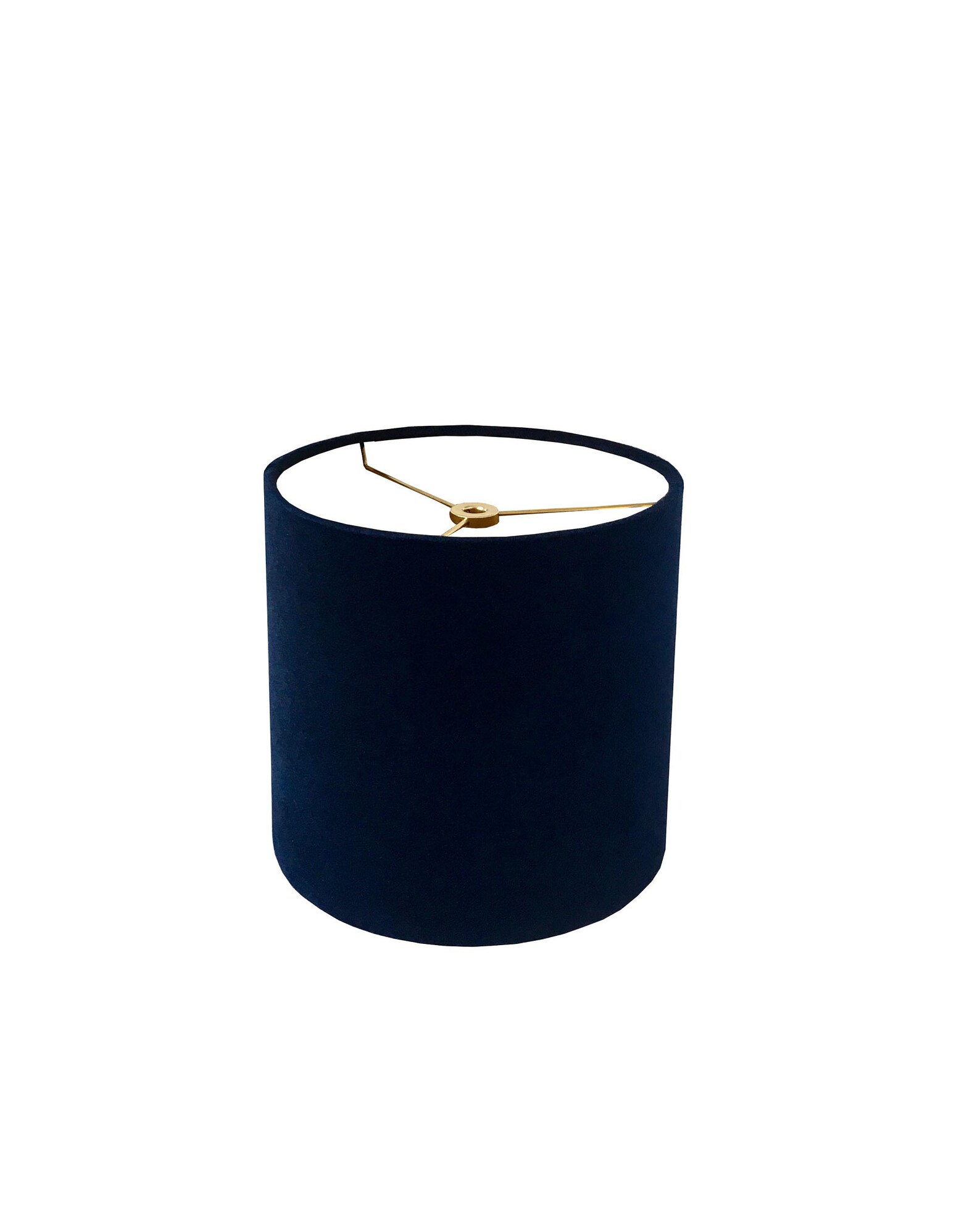 Navy Velvet Drum Lampshade-velvet Lamp Shade- Lampshade-custom Made-to ...