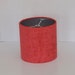 Red Velvet Drum Lampshade-silver Red Velvet Lamp Shade Lampshade-custom ...
