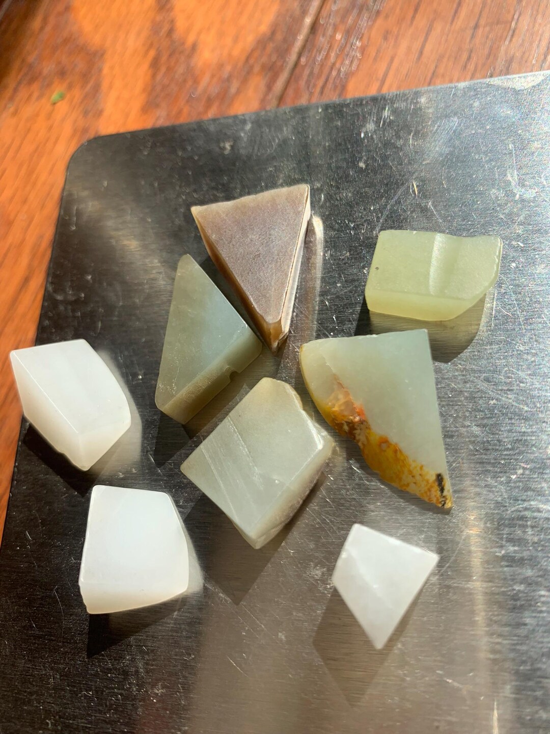 Rare Kunlun Mountain Nephrite Pre-cut Rough Stones 100% Natural Grade A ...