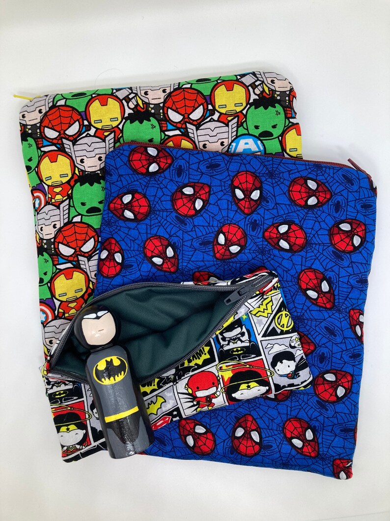 Marvel and DC Comic Superhero Handpainted Peg Doll Toy Wood - Etsy