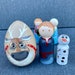 Frozen Peg Dolls Elsa Anna Peg Dolls Olaf Peg Doll - Etsy
