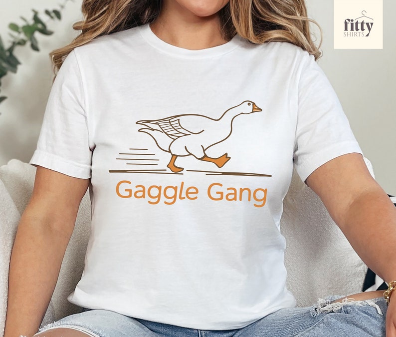 Gaggle Gang, Stylish Ladies Shirts, Goose Bumps T Shirt, Silly Goose ...