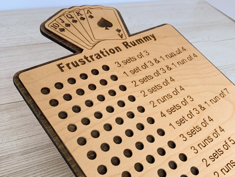 Frustration Rummy, Marble and Card Game, Family Games Night, Phase 10 ...